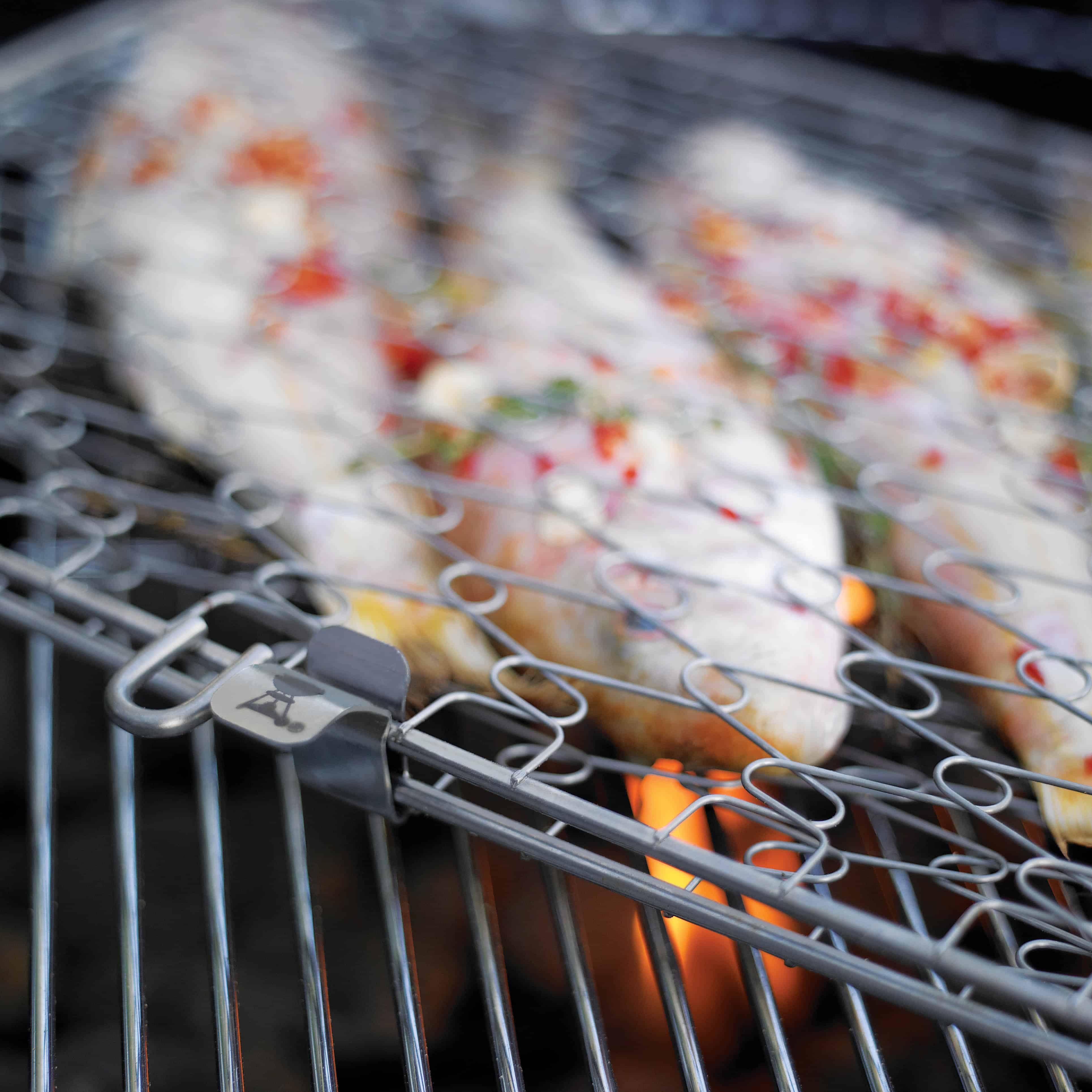 Weber Original Large Fish Basket | BBQ Accessories Garden Furniture ...