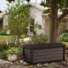 Hingham Outdoor Storage Box | Garden Storage, Plastic Outdoor Storage ...