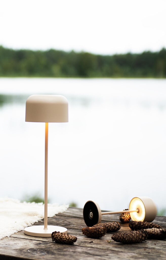 Lille Portable USB Table Lamp Sand | Outdoor.ie